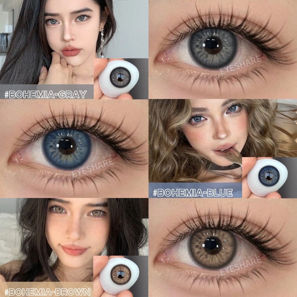 EYESHARE Yearly Contact Lens for Eyes Natural Makeup Beauty Fairy eyes ...