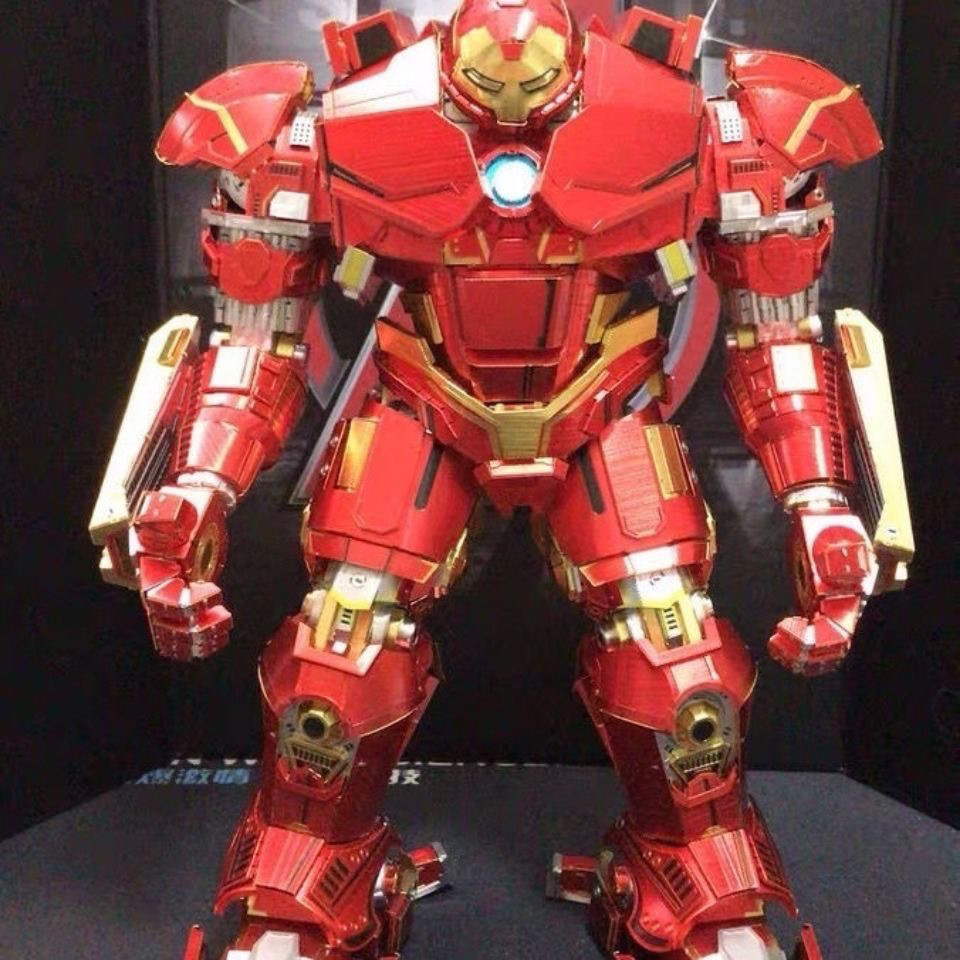 Fight Cool Anti-Hulk Armor Captain America Iron Man Thor Metal Assembly ...