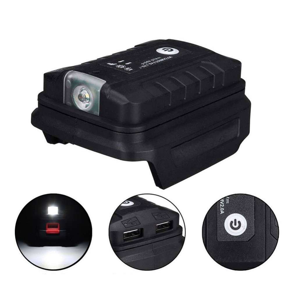 Sleek Design USB Charger with Integrated LED Light for Lithium ion ...