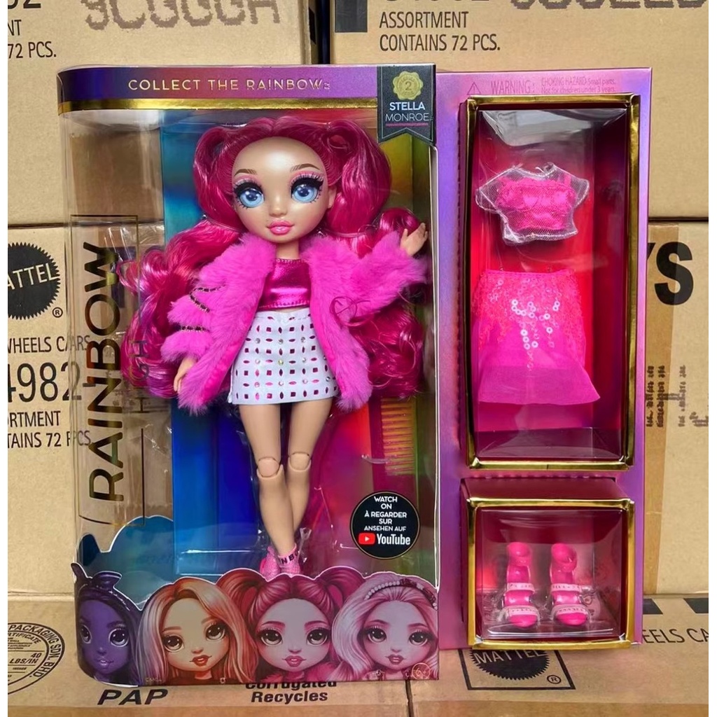 Collect The Rainbow Doll Rainbow High Girl Toy Jointed Doll Gift X8BY ...