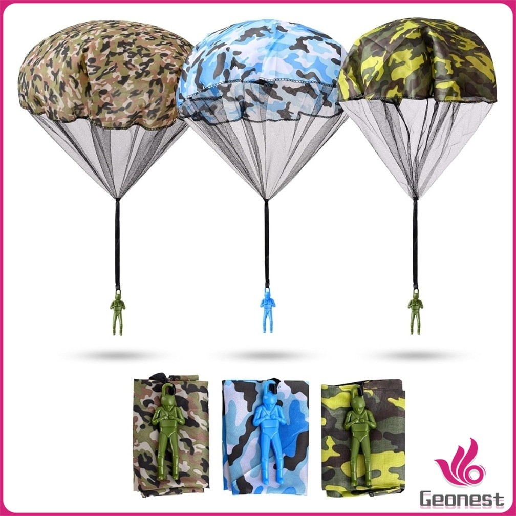 Geonest Hand Throwing Parachute Kids Toy Children Fly Parachute Sport ...