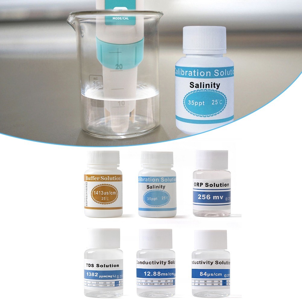 Precise Conductivity And Salinity Calibration With Ph Buffer 12 88 Mscm Solution Shopee