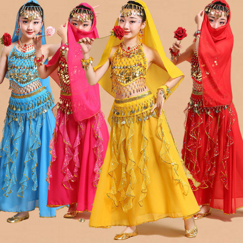 Children's Dance Costume Costume Suit Girls' Belly Dancing Dress Indian ...