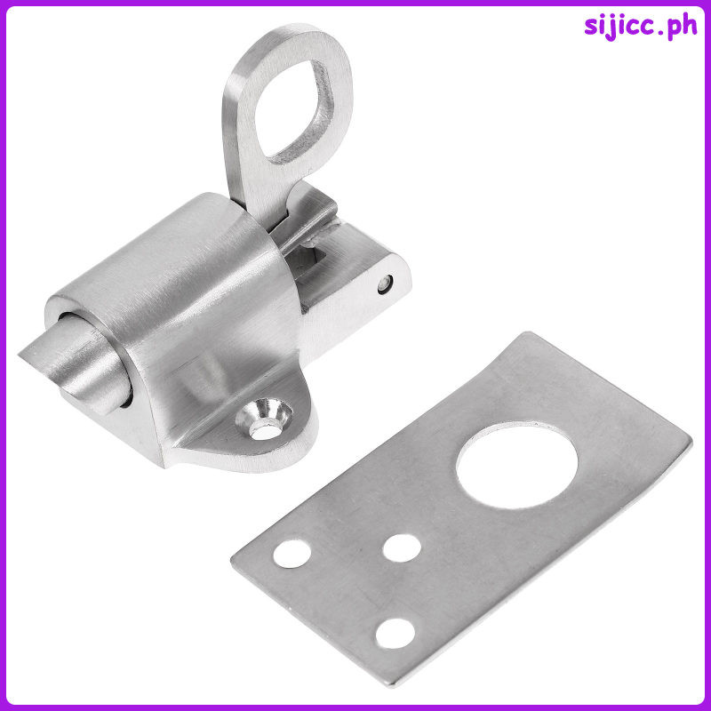 Automatic Door Lock Slide Safety Deadbolts Locks Spring Metal Latch ...