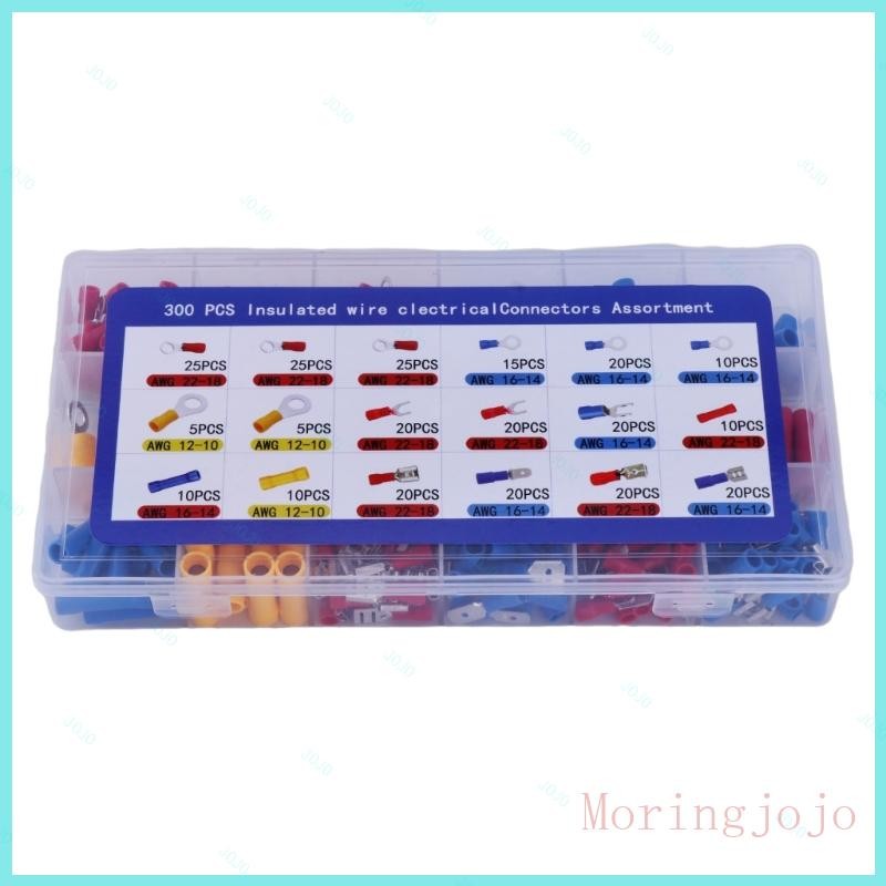JoJo Professional Electrical Crimp Connectors set with Storage Box for ...