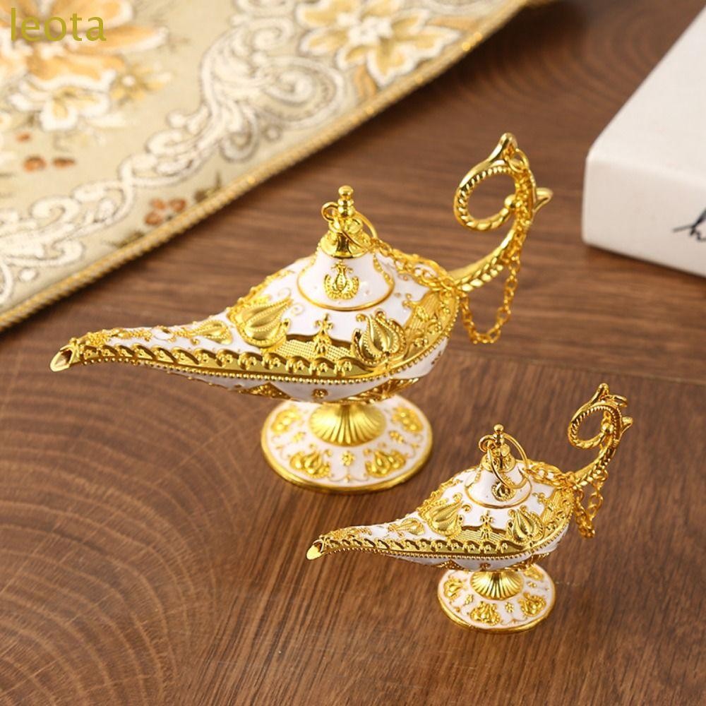 LEOTA Aladdin Lamp Decoration, Vintage Legend Arabian Props Aladdin God ...