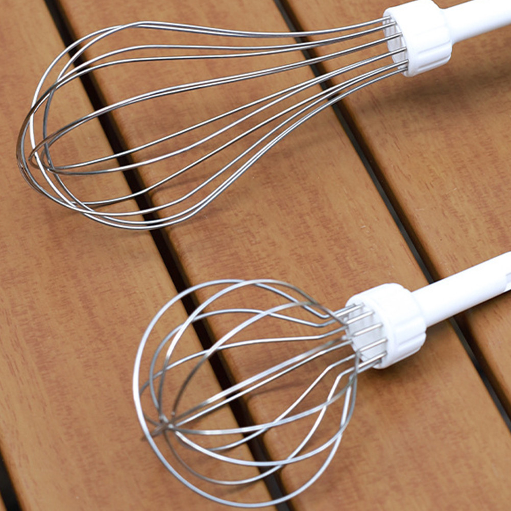 Electric Handheld Egg Beater One-Button Start with 2 Stainless Whisks ...