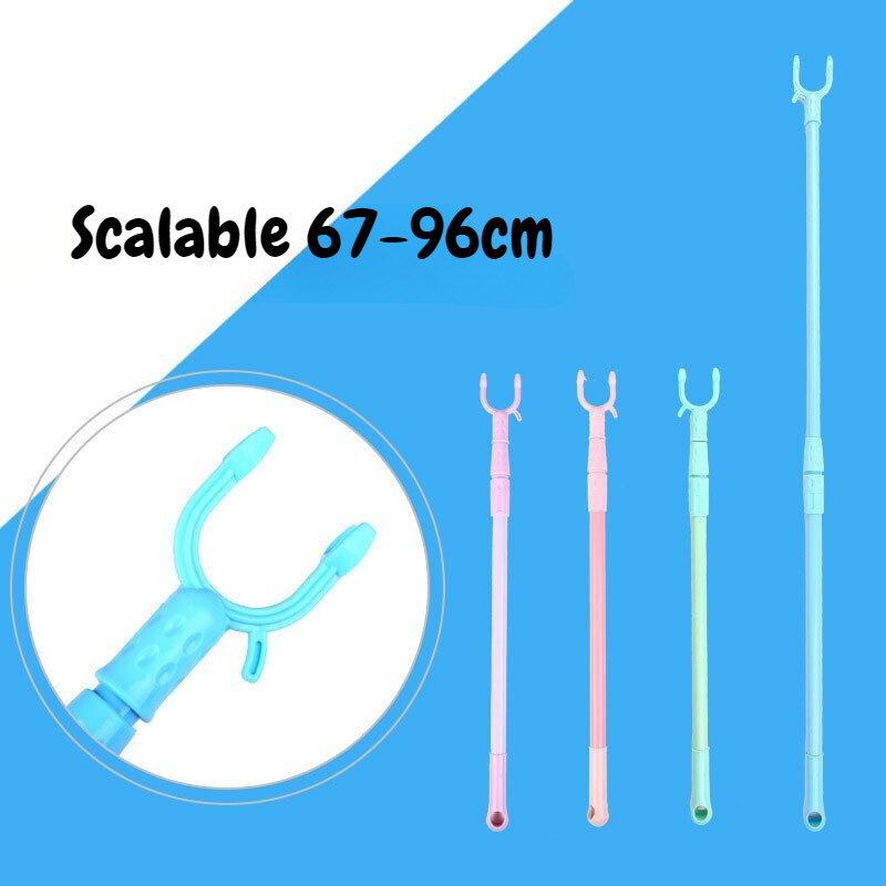 Retractable Clothes Fork Balcony Fork Pole The Hangers Supporting ...