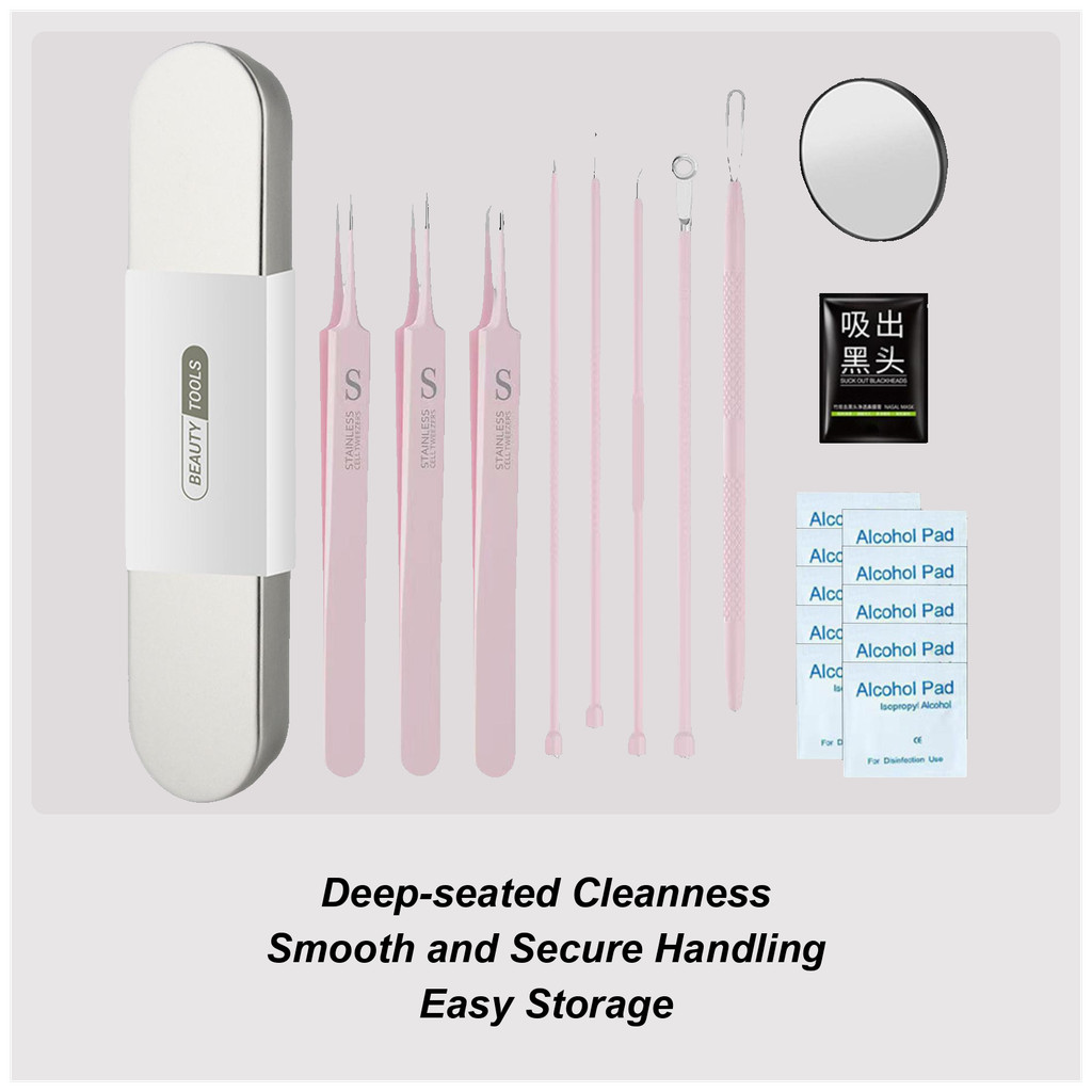 Pimple Extractor Tool Facial Pimple Tools Extractor Kit Precision Zit ...