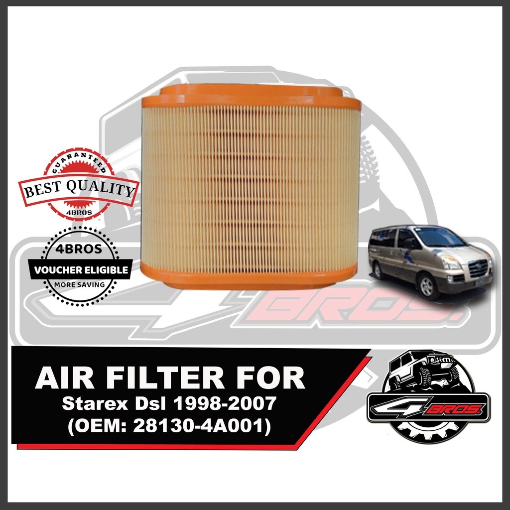 Excellabs Air Filter for Starex Diesel 1998 to 2007 (28130 -4A001 ...