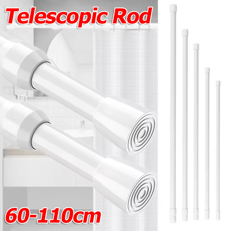 60-110cm Multi-Purpose Spring Loaded Extendable Telescopic Pole ...