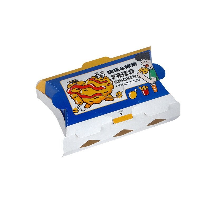 Thickened Disposable Boat Box Rectangular Fried Snack Box French Fries ...