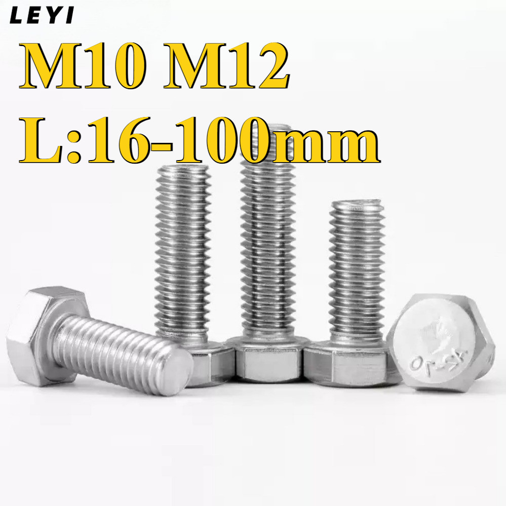 304 Stainless Steel Reverse Thread External Hexagon Bolt Left-Screw ...