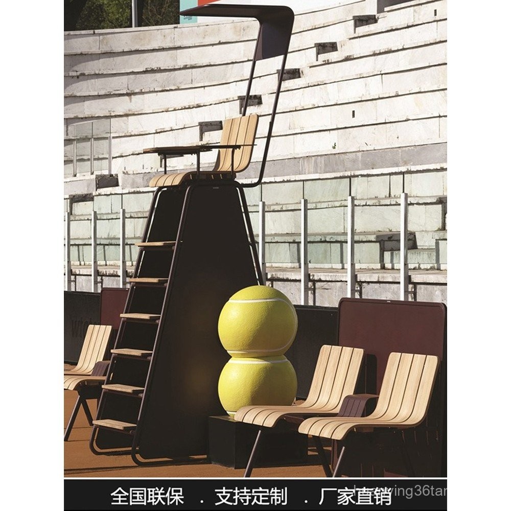 Customizable Metal and Solid Wood Seating for Stadium Courts, Referee ...