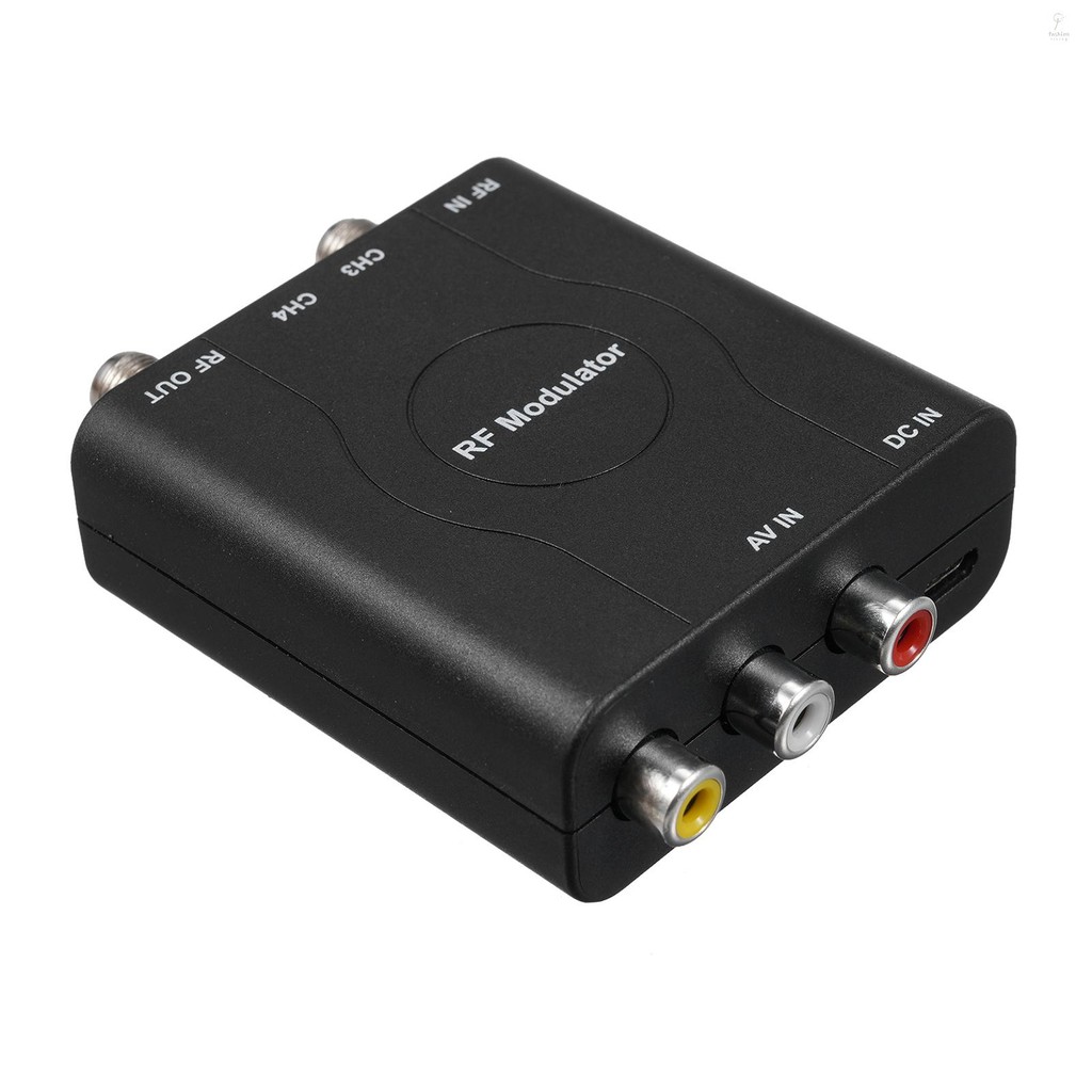 RF Modulator AV to RF Converter NTSC CH3/CH4 Channels Video Input ...