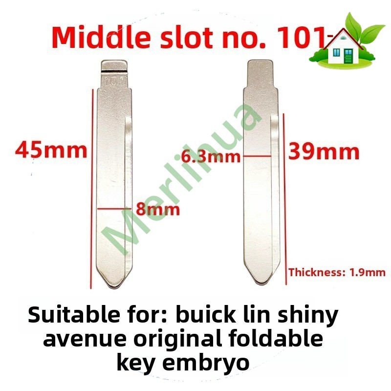Original Style No.101 Car Key Blank For Buick Park Avenue - Original ...