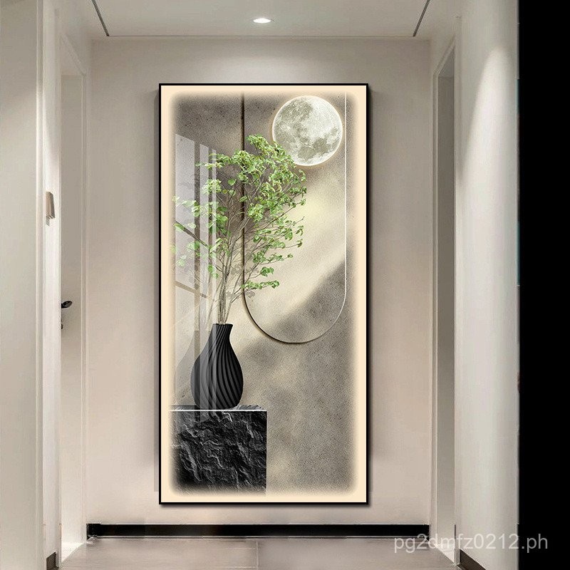 Simple Corridor Decorative Painting for Hallway led Modern Vertical ...