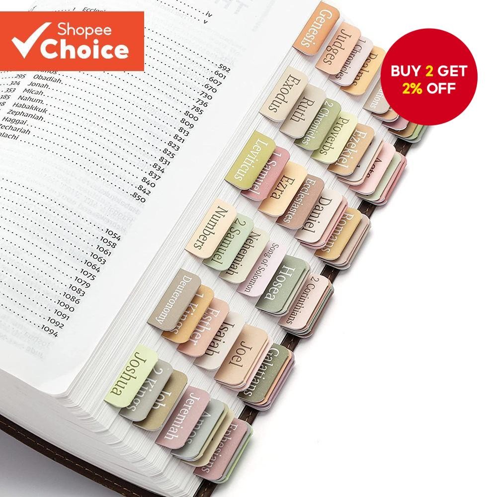 5 Sheet Bible Index Label Sticker Bookmark Stickers Writable Removable ...