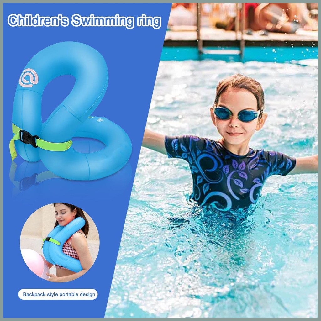 Pool Rings for Kids Inflatable Pool Floats Swimming Ring Double ...