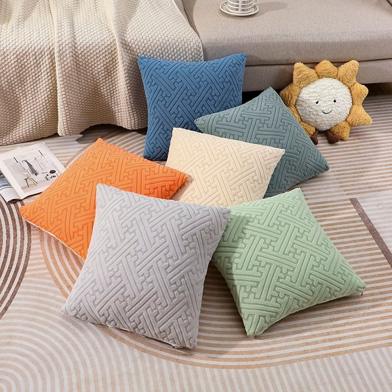 【Manila Stock】Pillowcase Without Core Sofa Living Room Pillow Office ...