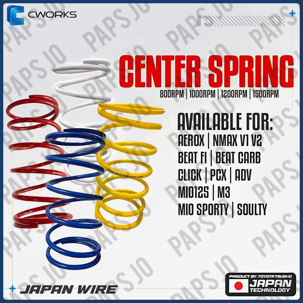 CWORKS CENTER SPRING NMAX / AEROX / CLICK / PCX / ADV / MIO / M3 ...