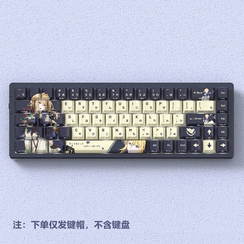 VIA Litt Theme Key Cap Side Engraved Transparent PBT Sublimation ...