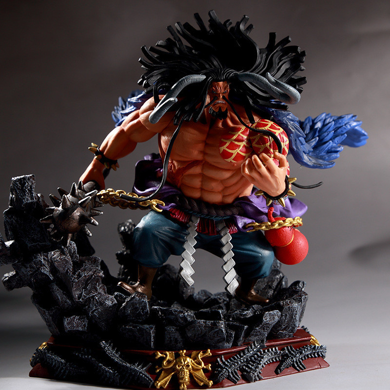 R RALY Anime Four Emperors GK Combat kaido Scene Base kaido Figure ...