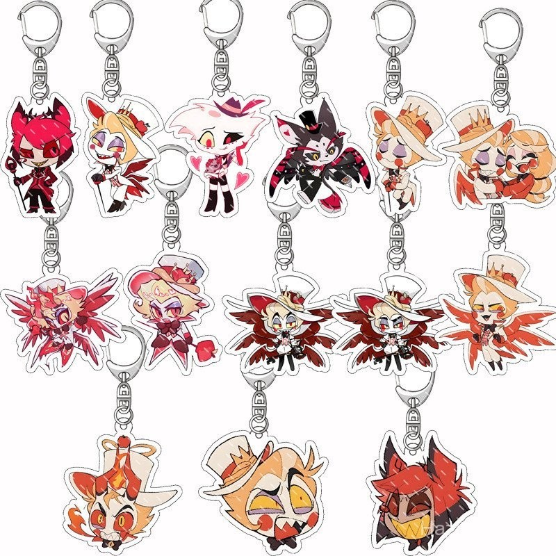 [Customized]Hazbin Hotel Alastor Anime Surrounding Acrylic Keychain ...