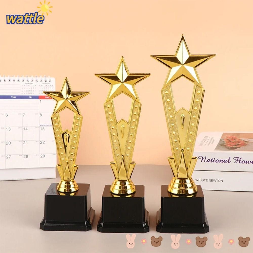 WATTLE Award Trophy, Golden Star Reward Cup, Plastic School Rewarding ...