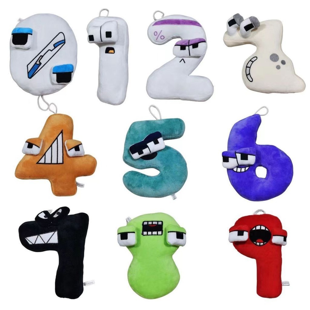 Adorable Number Lore Plush Toys - Cute and Soft Alphabet Character ...
