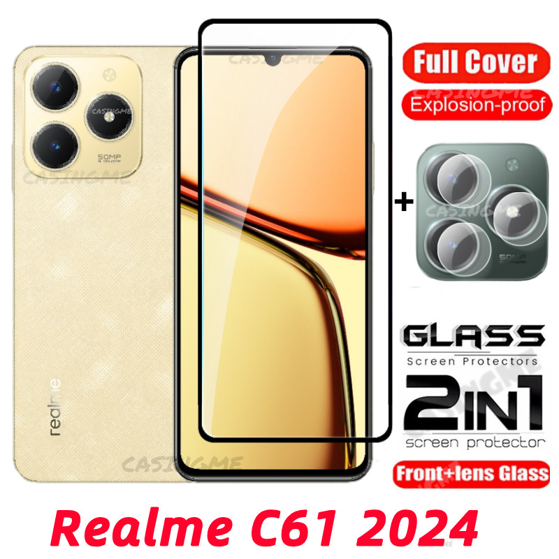 Realme C61 2024 Screen Protector Transparent Full Cover Film For Realmi C61 4G C63 Realme C61 ...