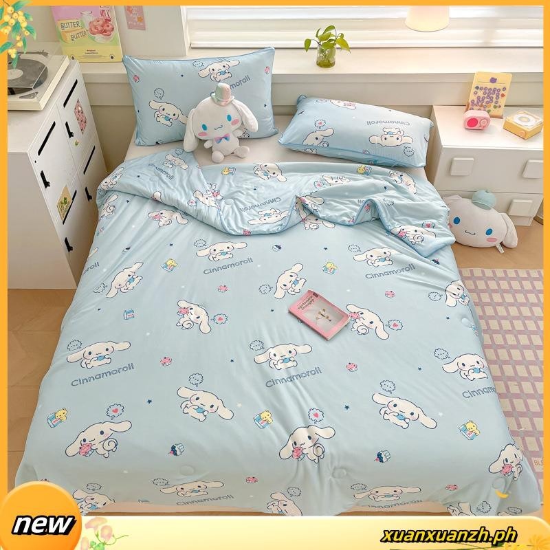 Cinnamoroll Bedsheet Cute Cartoon Sanrio Bed Cover for Kid Kuromi ...