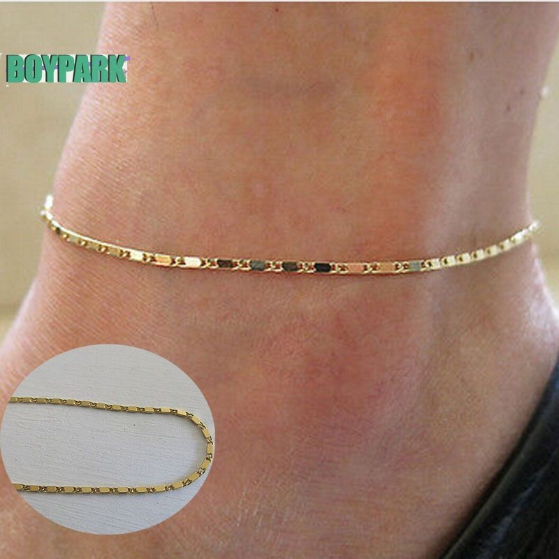 BOYPARK. New Foot Decoration Simple Street Shot Bare Chain Foot ...