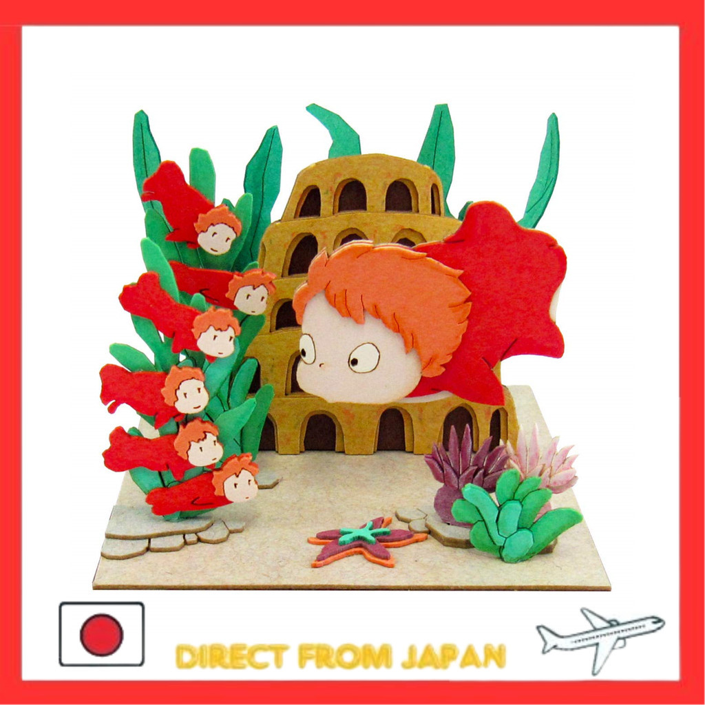 Sankei Studio Ghibli mini Ponyo on the Cliff Ponyo and her sisters non ...
