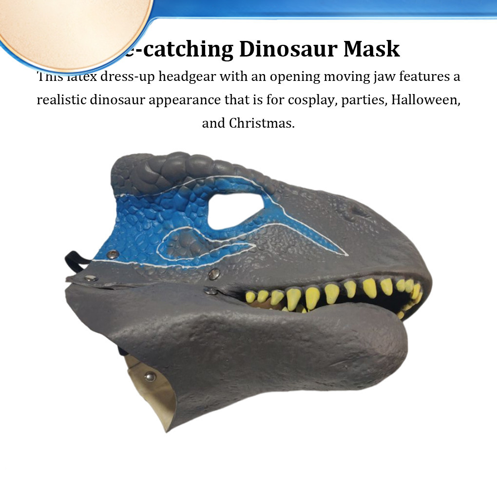 Unique Mask Turn Heads And Impress Friends With Dino Mask Premium Latex ...