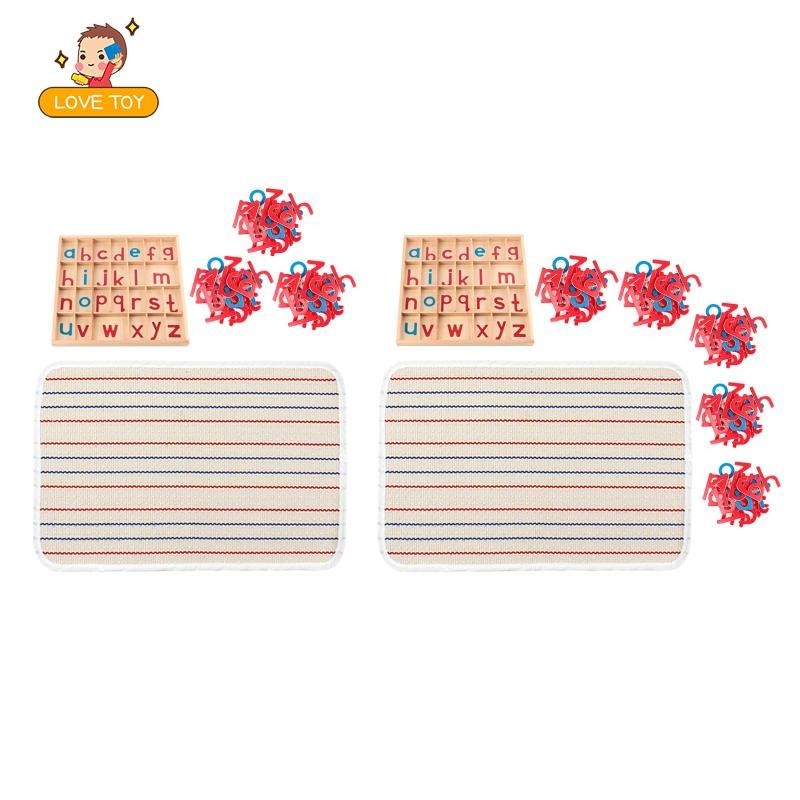 [Whgirl] Wooden Letters Reading Small Moveable Alphabet | Shopee ...