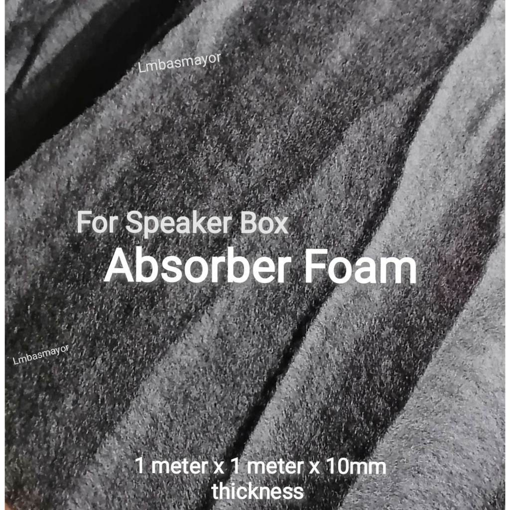1 meter x 1 meter x 10mm thickness FOR Speaker Box Absorber FOAM( good ...