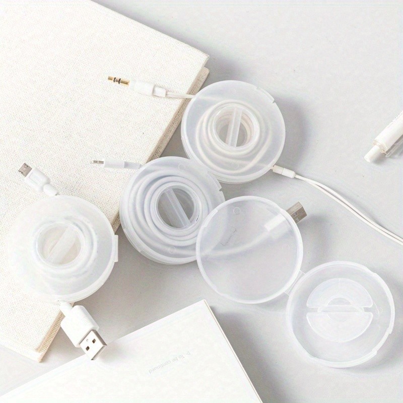 Rotating Cable Winder Organizer Retractable Management Cord Retractor ...