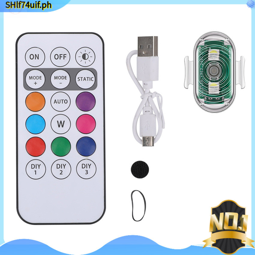 RGB Led Aircraft Strobe lights Motorcycle Lights LED Flash Position Wireless Light Aircraft ...