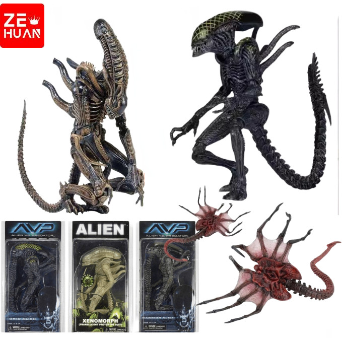 18cm NECA AVP ALIENS VS.PREDATOR Xenomorph Warrior Grid Alien ...