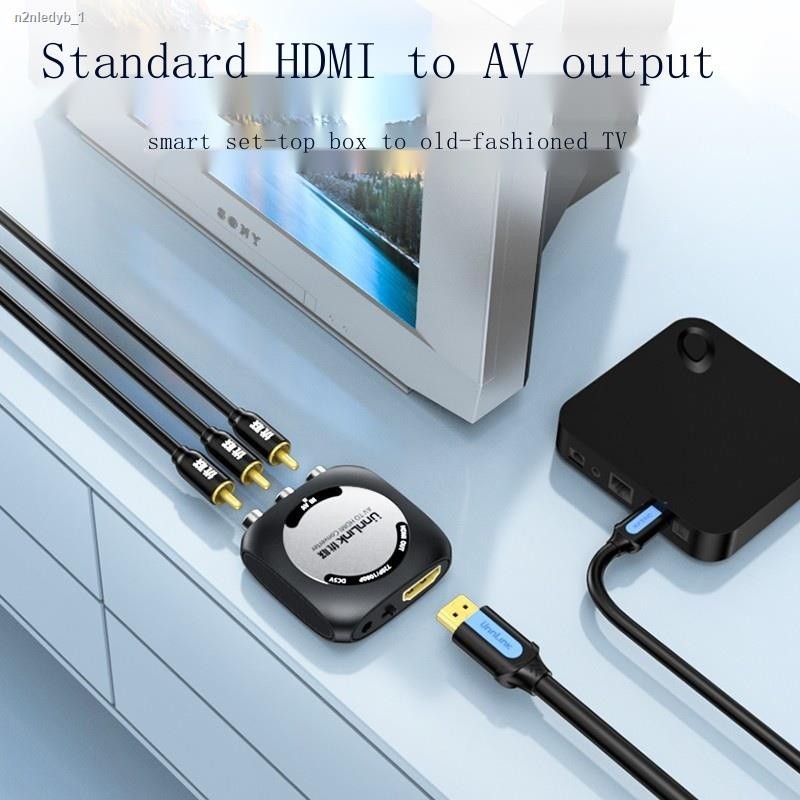 COD/hdmi to av converter three-color line lotus head network set-top ...