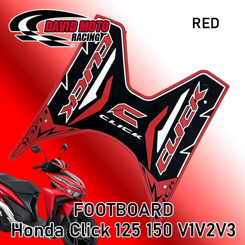 HIFAST Honda Click 125i/150i Footboard Rubber Matting With Bolts For ...