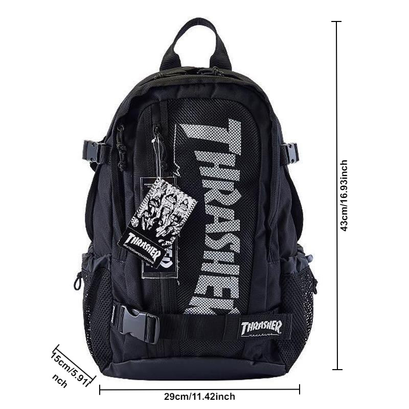 Outdoor Bag Skateboard Japan THRASHER Limited Oxford Bag Skateboard Bag ...