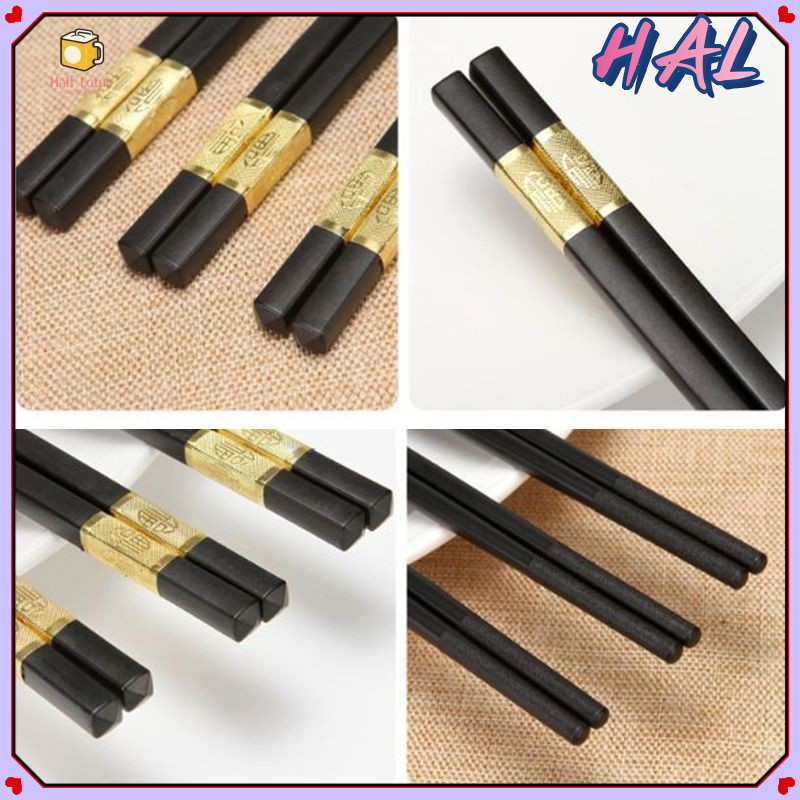 HAL ️Kitchen Household Hotel High-grade Chopsticks Non-slip High ...