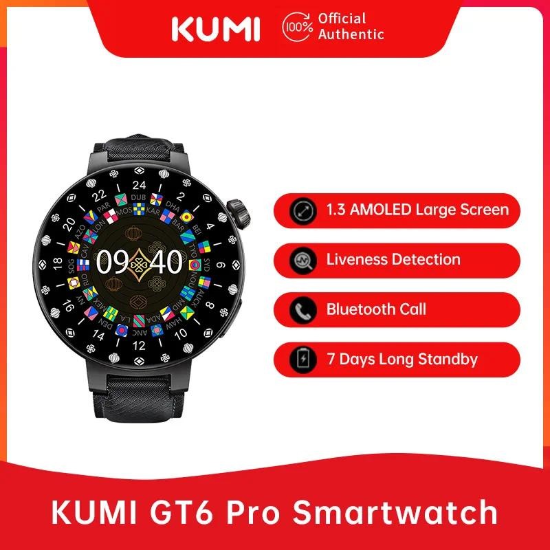 KUMI GT6 Pro SmartWatch NFC 1.3“ Amoled Bluetooth Smart Watch 100 ...