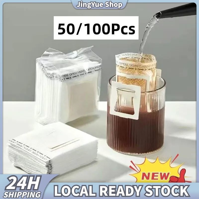 50/100PCS Premium Coffee Drip Bag Empty - Coffee Drip Filter Paper ...