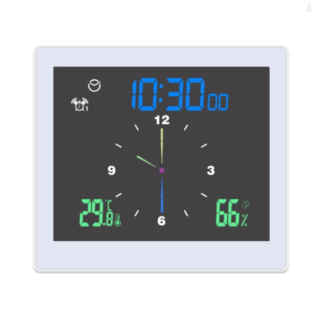 FLP Bathroom Digital Clock Waterproof Temperature & Humidity Meter ...