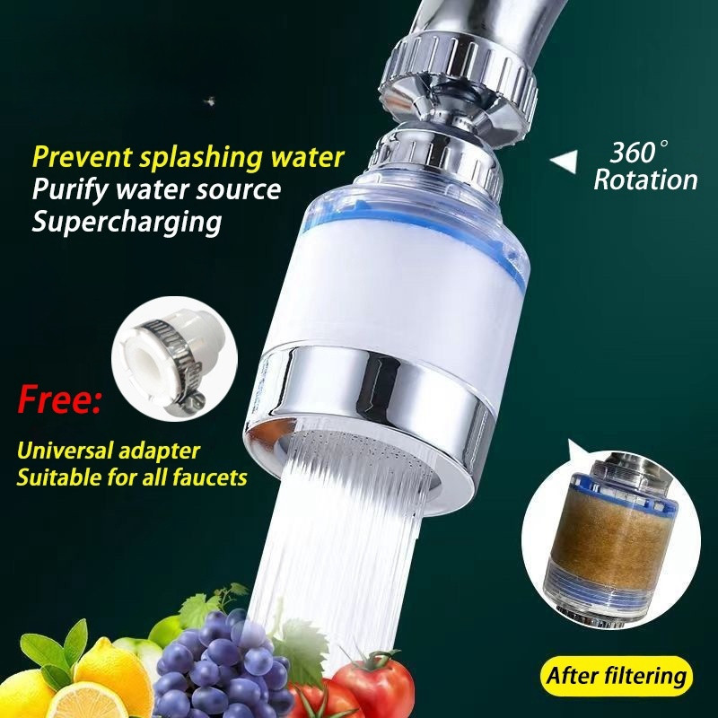 Universal Kitchen Faucet Filters 360° Rotatable Kitchen Replacement ...