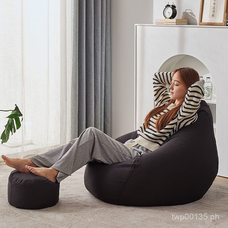 Lazy Sofa Tatami Reclinable Single High-Profile Figure Bean Bag Sofa ...