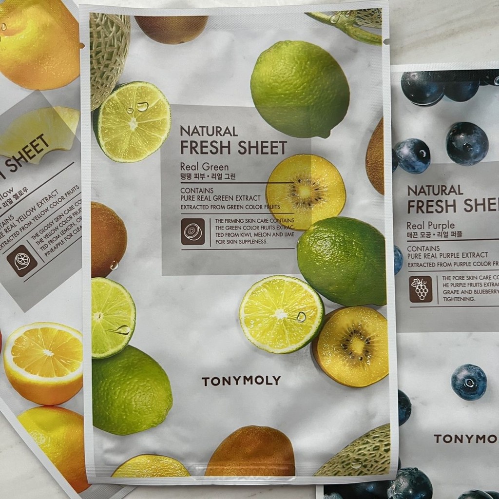 Korea Tonymoly Charm Tonymoly Fruity Brightening Skin Mask 10 Pieces ...